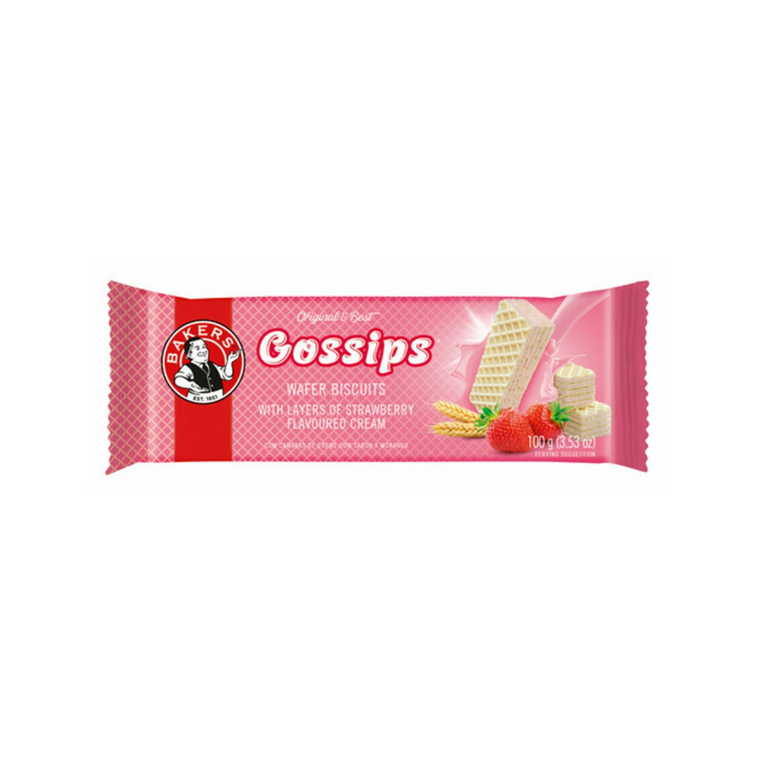 Bakers Gossips - Strawberries & Cream 100g – Saffarama